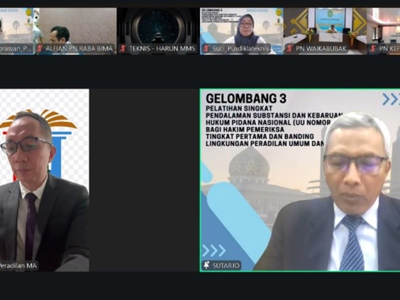 Hakim Agung Sutarjo: Hakim Pencipta Keadilan Substantif, Bukan Hanya ...