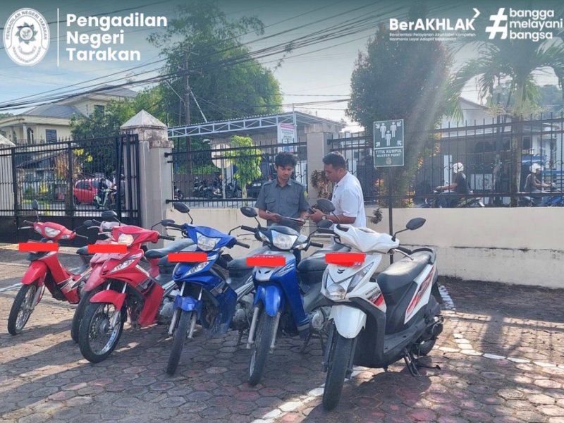 PN Tarakan Kaltara Lakukan Opname Fisik Kendaraan Dinas