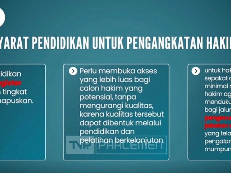 PP IKAHI Tak Sepakat Syarat Pendidikan Minimal S2 untuk Calon Hakim ...